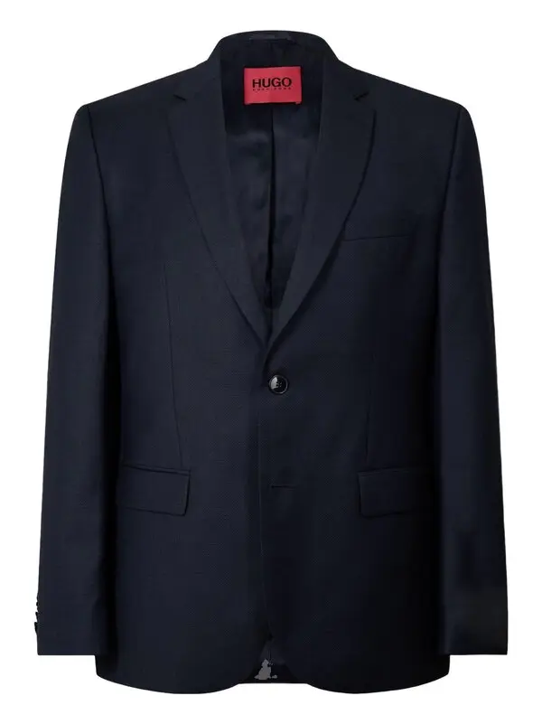 Hugo Boss Single Breasted Blazer - Blue