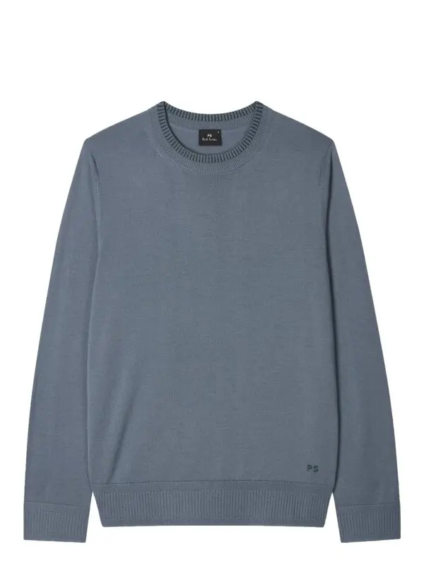 Paul Smith Crew Neck Wool Sweater - Gray