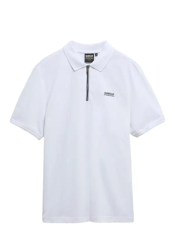Barbour Short-sleeved Polo Shirt - White