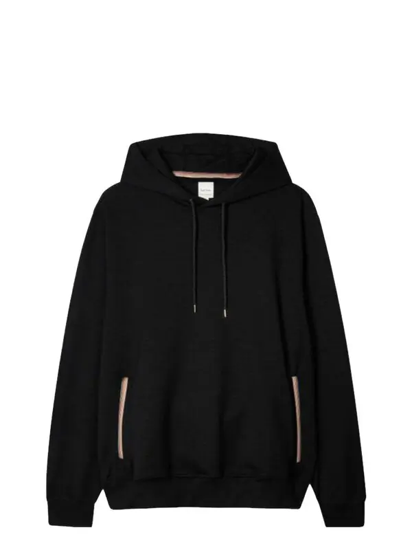 Paul Smith Long Sleeve Hooded Sweatshirt - Black