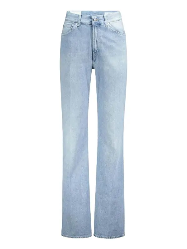 DONDUP High-waisted Jeans With Center Seam - Blue
