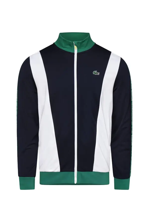 Lacoste Color-blocked Sports Jacket With Zippered Pockets - No