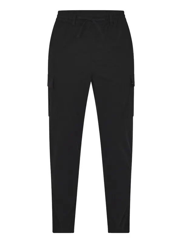 Barbour Logo-detail Cargo Pants - Black