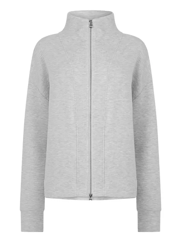 Varley Casual Zip-up Jacket - Light Gray