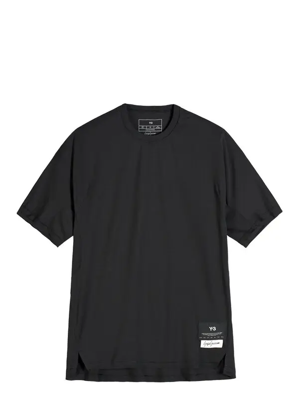 Y3 Lightweight Breathable Short Sleeve Top - Black