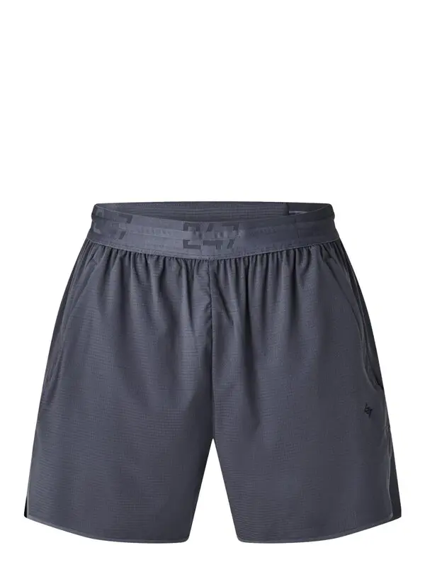 REPRESENT Textured Elastic-waist Sports Shorts - No