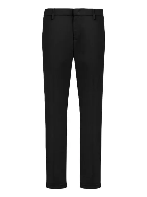 DONDUP Gaubert Tailored Straight Leg Trousers - Black