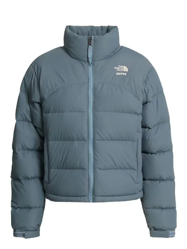 The North Face Short Down Jacket With Zip Closure - Gray
