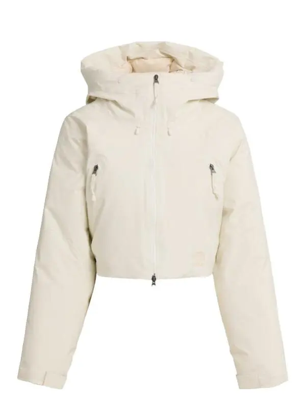 The North Face Cropped Down Jacket With Drawstring Hood - No
