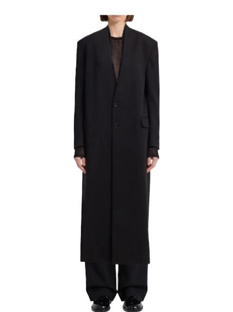 ANN DEMEULEMEESTER Single-breasted Coat With Shawl Collar - No