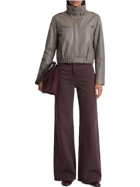 Magda Butrym High-waist Wide-leg Jeans - Black