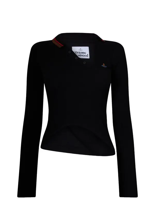 VIVIENNE WESTWOOD Longsleeve Knit Top - Black