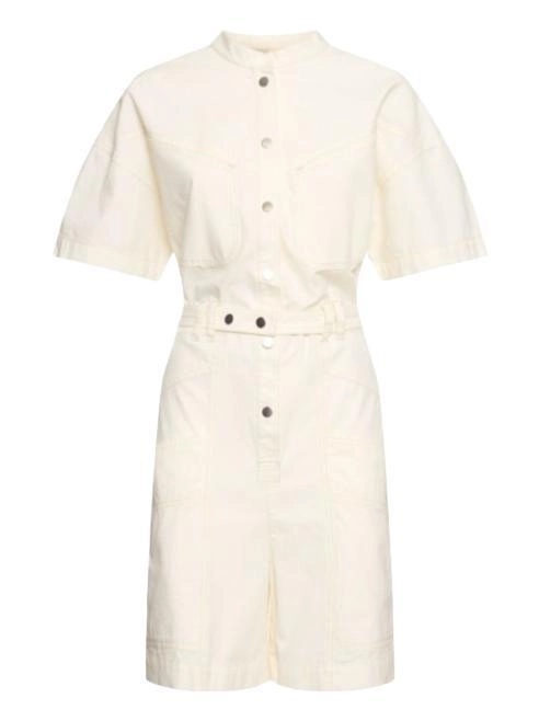 Isabel Marant Étoile Belted Jumpsuit Shorts - White