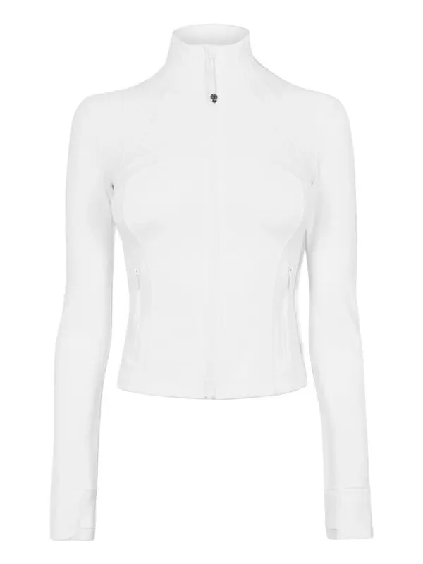 Lululemon Nulu Nylon Defined Cropped Jacket - White