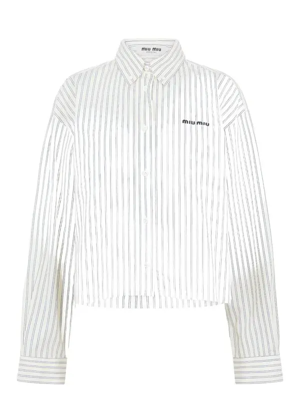 Miu Miu Striped Button-down Shirt - No