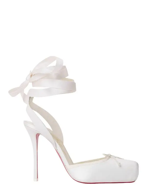 CHRISTIAN LOUBOUTIN Cassia Pumps With Stiletto Heel - White