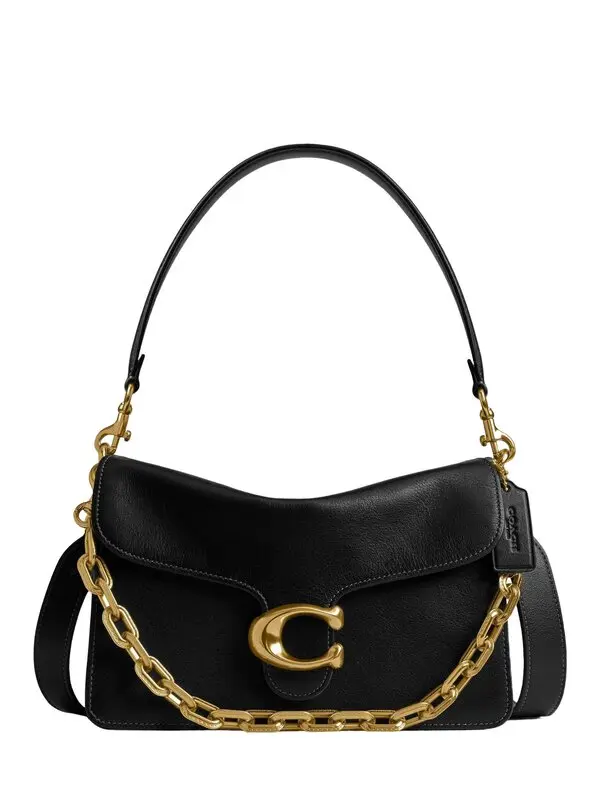 COACH Chain Tabby Shoulder Bag - Black