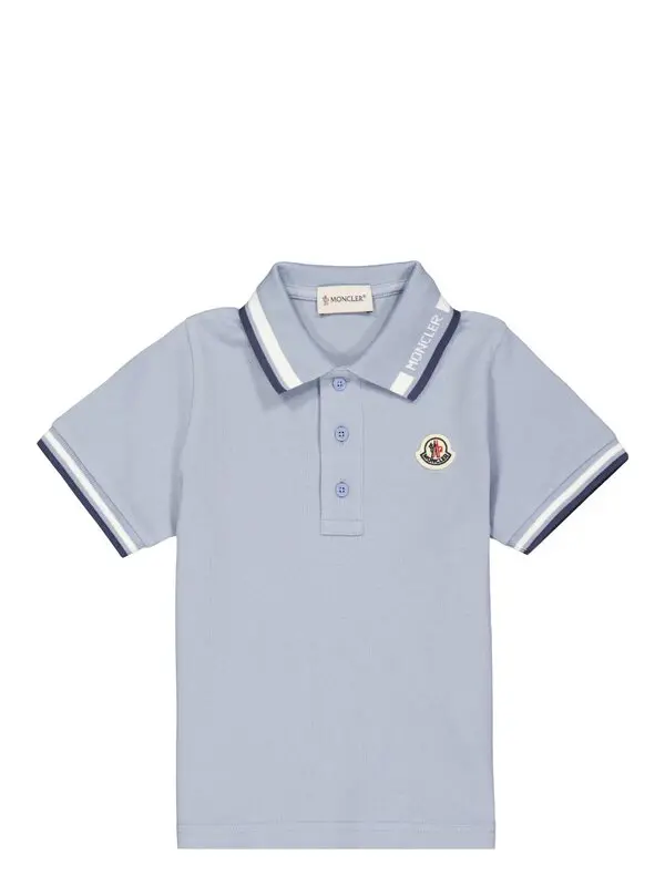 Moncler Short Sleeve Polo Shirt - Gray