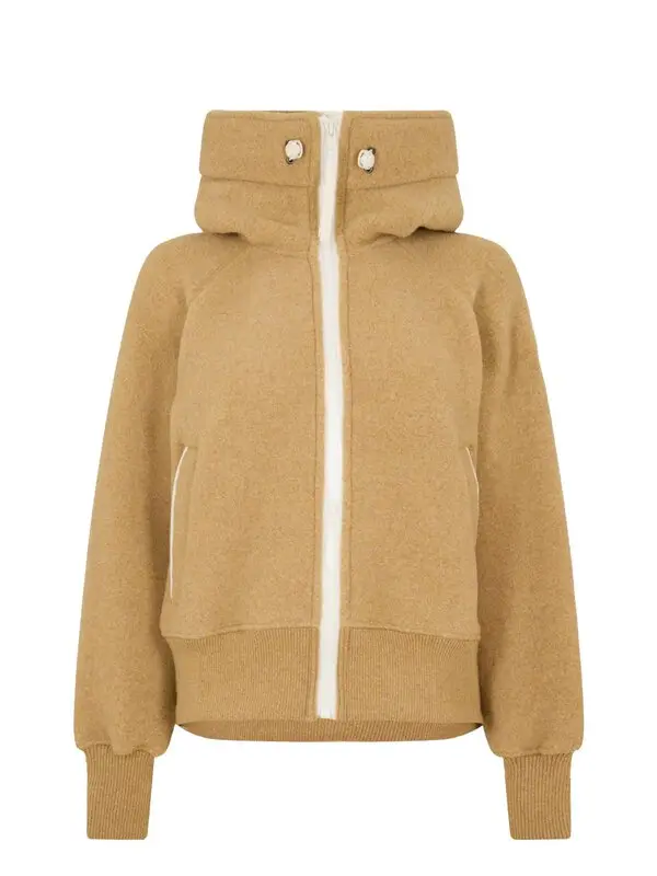 Canada Goose Fleece Sherpa Zip-up Hooded Jacket - No