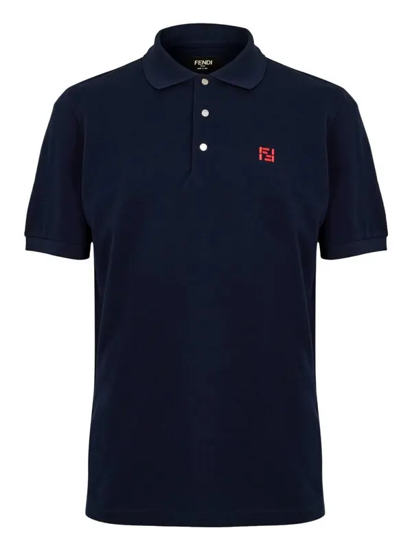 Fendi Short Sleeve Polo Shirt - No