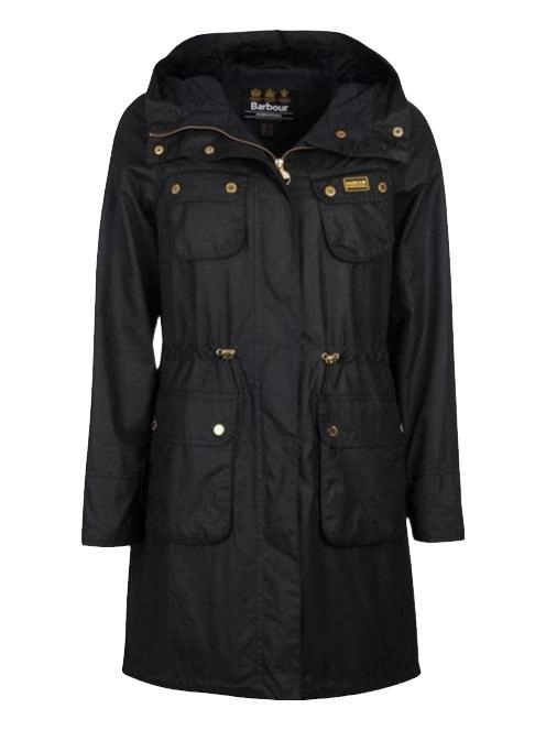 Alexander McQueen Monza Wax Jacket - Black