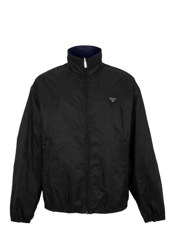 Prada Stand-collar Windbreaker - Black