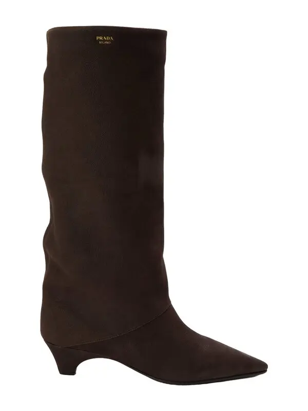 Prada Slouch Boots - Black