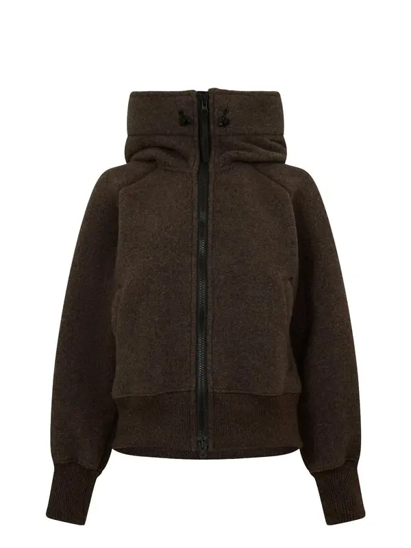 Canada Goose Zip-up Fleece Hooded Jacket - No