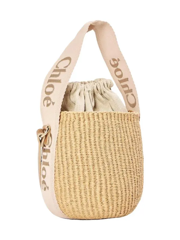 Chloé Woody Basket Bag - Nude
