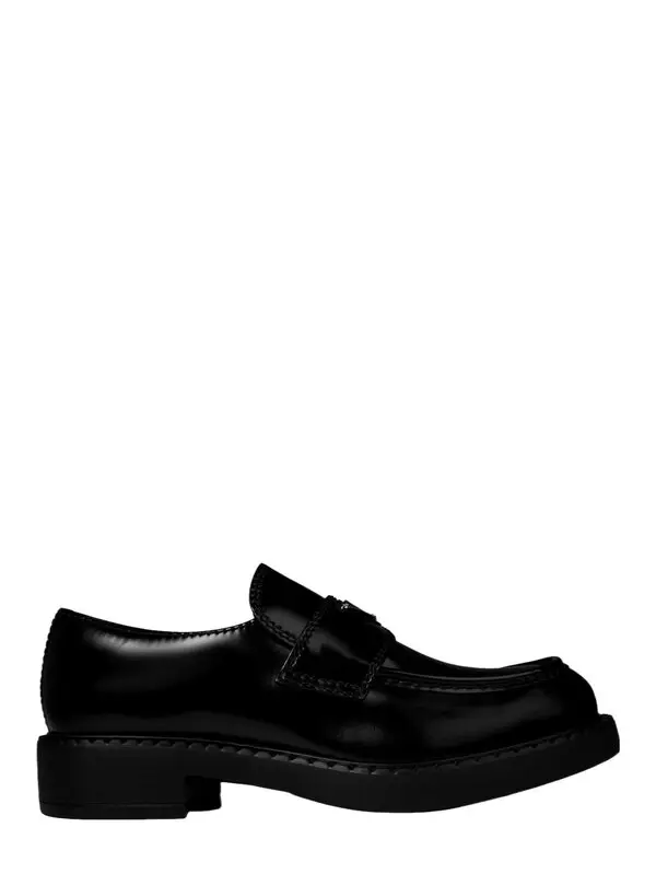 Prada Logo Loafers - Nero