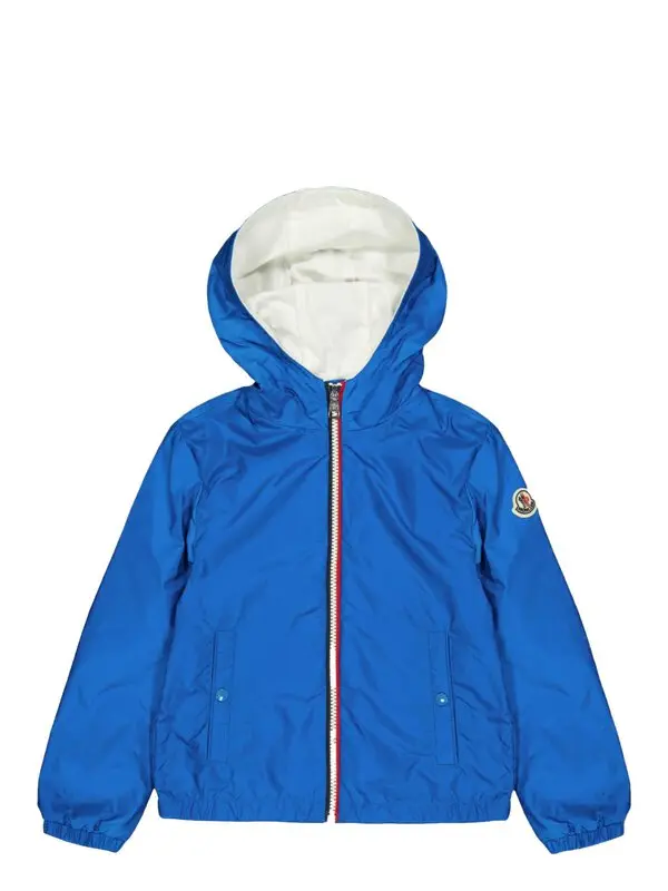 Moncler Hooded Windproof Zip-up Jacket - Blue