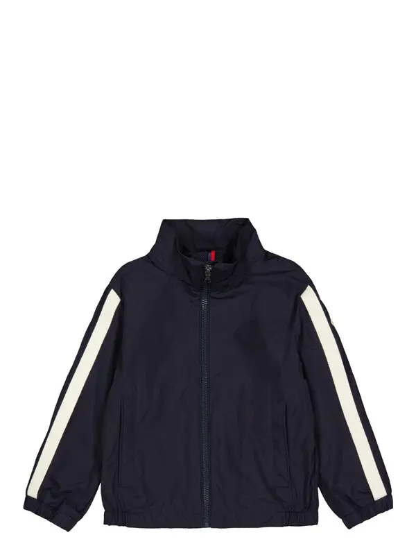 Moncler Zip-up Windbreaker Jacket - Black