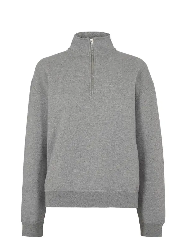 Canada Goose 1/4 Zip Fleece Sweatshirt - Gray