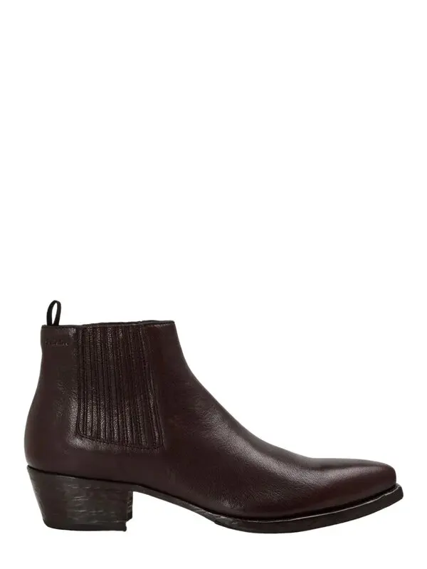 Prada Pointed Toe Chelsea Boots - Black