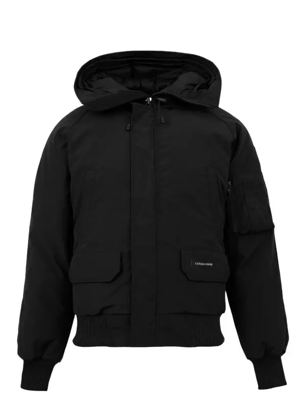 Canada Goose Hooded Bomber Jacket - Black