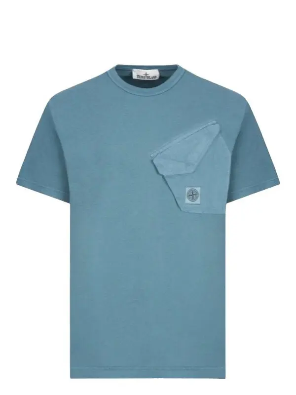 Stone Island Crew-neck T-shirt - Blue