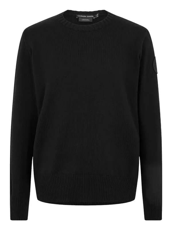 Canada Goose Crew Neck Knit Sweater - Black
