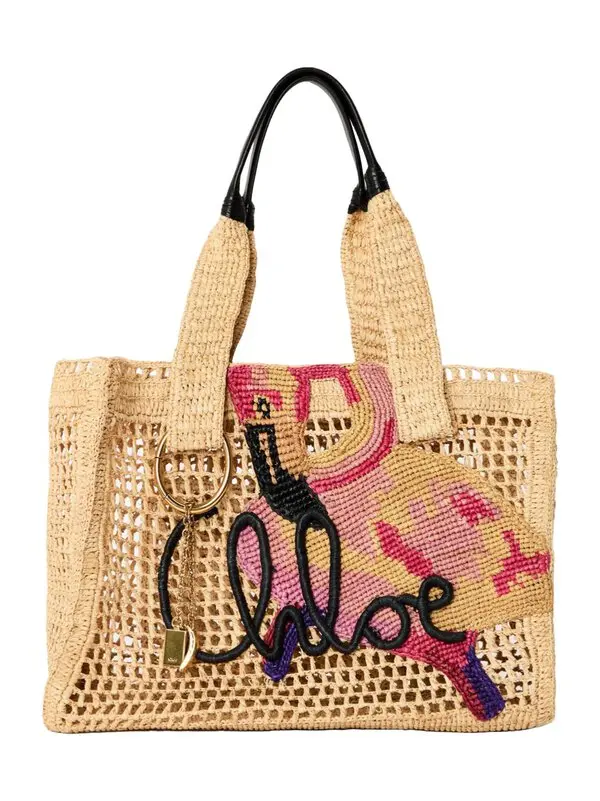 Chloé Flamingo Tote Bag - Nude
