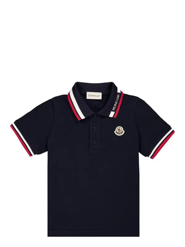 Moncler Short Sleeve Polo Shirt - Black