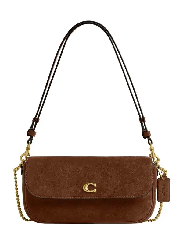 COACH Leather Shoulder Bag - Brown
