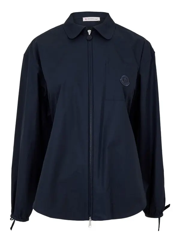 Moncler Structured Overshirt - Black