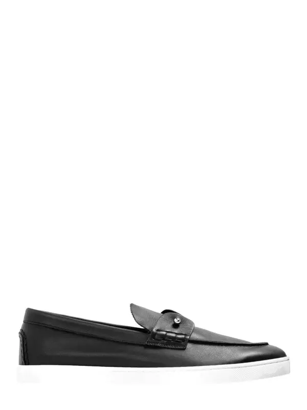 CHRISTIAN LOUBOUTIN Lapel Detail Loafers - Black