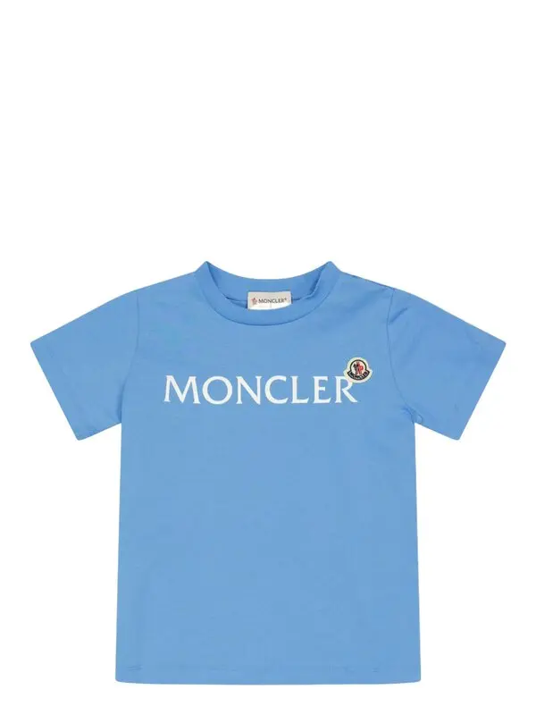 Moncler Logo Crewneck T-shirt - Blue