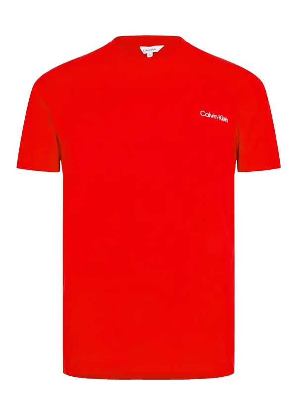 Calvin Klein Fashionable Casual Crew Neck T-shirt - Red