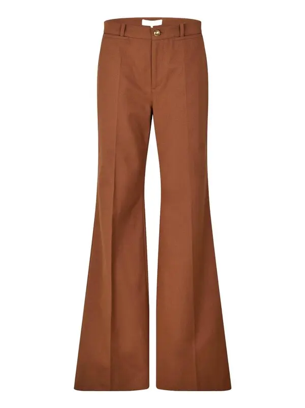 Chloé Wide-leg Trousers - Brown