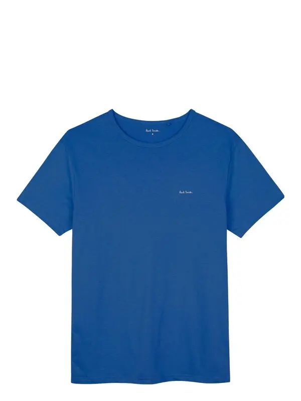 Paul Smith Logo Crew Neck T-shirt - Blue