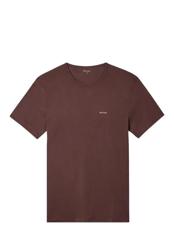 Paul Smith Logo Crew Neck T-shirt - Red