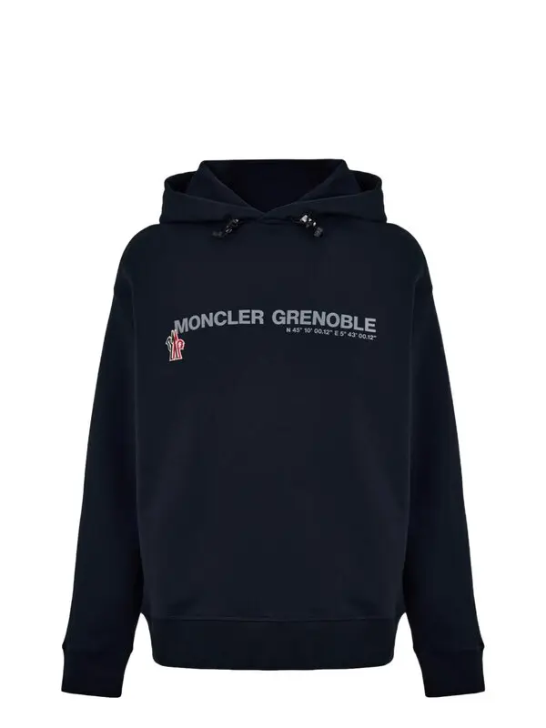 Moncler Logo Hoodie - Black
