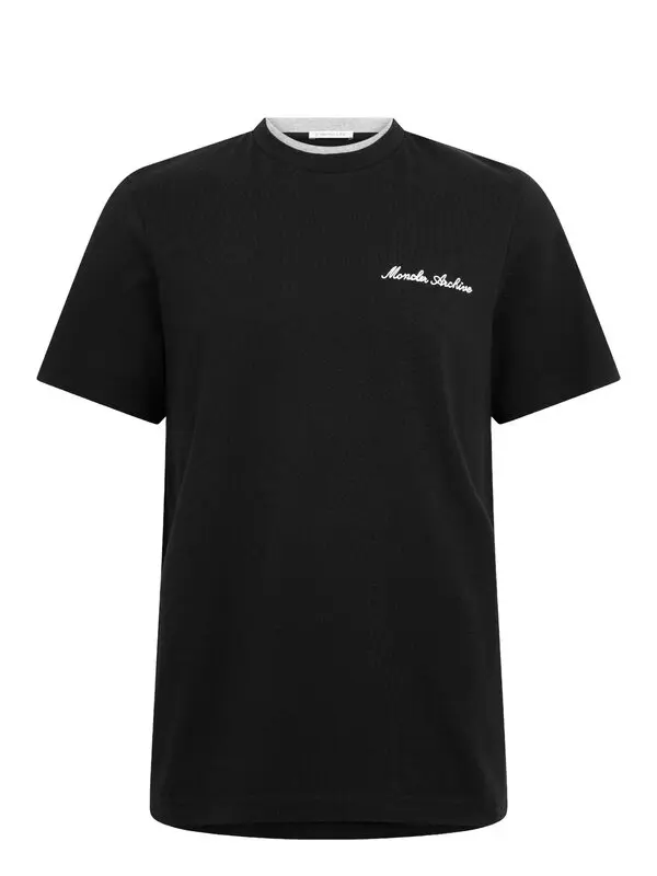 Moncler Cotton T-shirt - Black