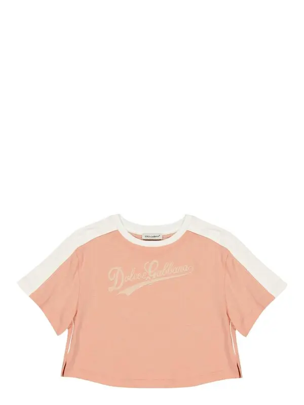 Dolce & Gabbana Color Block T-shirt - Nude